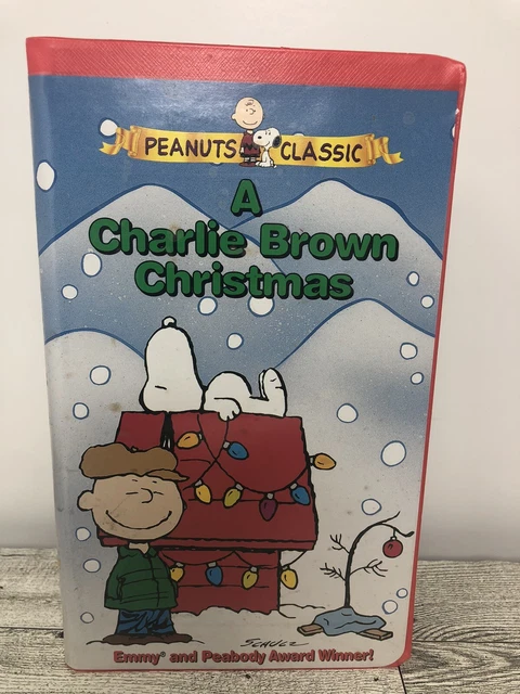 Snoopy Decal PEANUTS CLASSIC: A CHARLIE BROWN CHRISTMAS VHS 1994 Snoopy ...