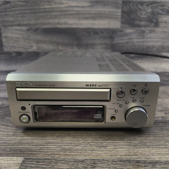 DENON UD-M31 CD Player Receiver Micro Hi-Fi Stereo *Power Light Comes ...
