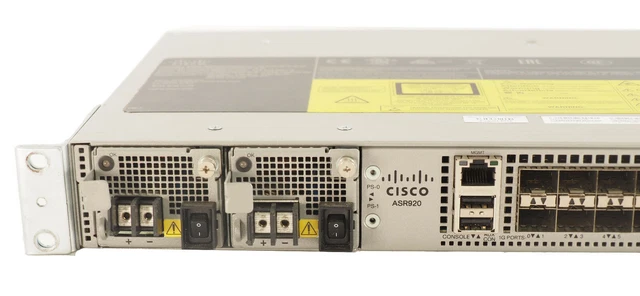 CISCO ASR-920-24SZ-M ASR920 24GE fibre 4-10GE double DC PS EUR 746,44 ...