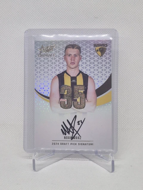 2025 AFL EMINENCE Noah Mraz Gold Draft Pick Signature DPS 77/90 ...
