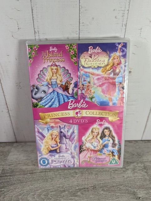 RARE BNS - Barbie Princess Collection DVD Boxset - 4 Dvd Film Set Box ...