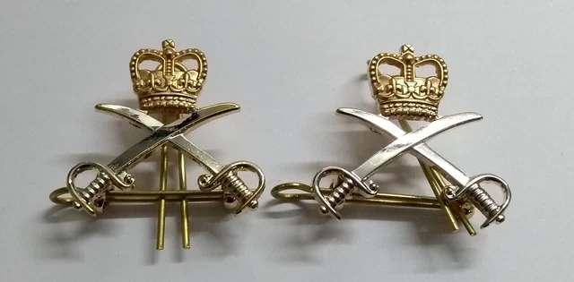 RAPTC COLLAR DOGS Army Insignia Physical Training Corps Metal Badges ...