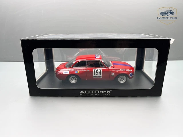 1:18 -AUTOART- 87104 Alfa Romeo Giulia GTAm DRM 1971 Betzler #154 // 5 ...