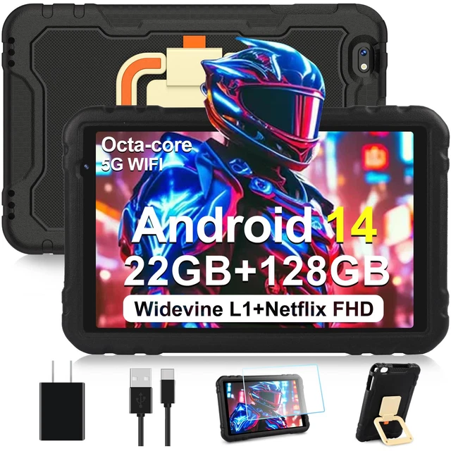 2025 ANDROID 14 Tablet, 10 inch Tablets 22GB+128GB +1TB Expand, 8000mAh ...