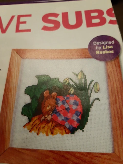 MINI LISA REAKES topo a pelo disegni solo grafico a punti incrociati ...