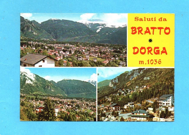 682-CARTOLINA- SALUTI DA BRATTO DORGA m.1036 -viaggiata 1977 EUR 1,50 ...