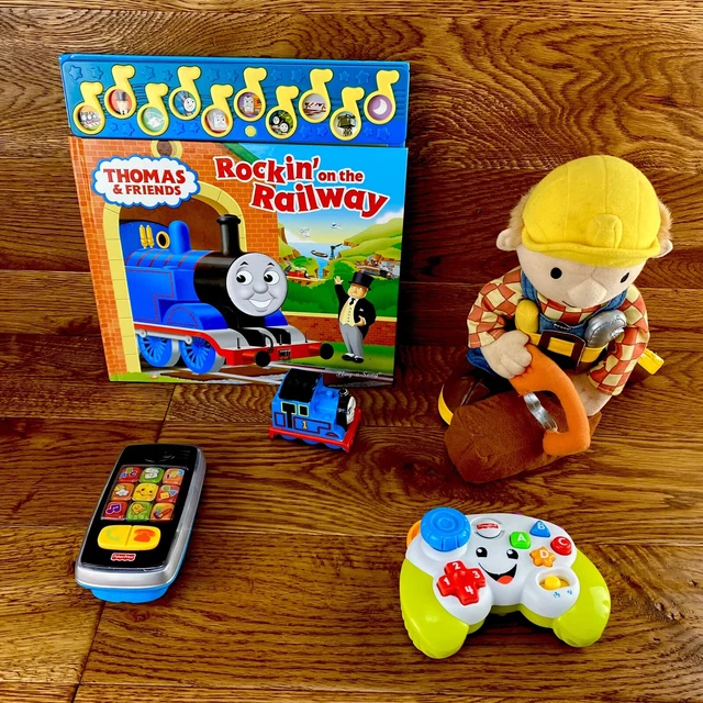 CHILDRENS TOY BUNDLE x5 Thomas Tank Engine Bob The Builder Fisher Price ...