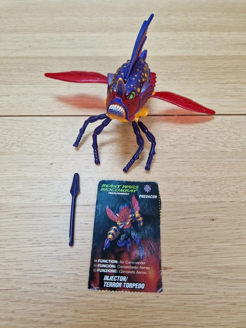 TRANSFORMERS BEAST WARS Predacon Injector Deluxe Fuzors Terror Torpedo ...