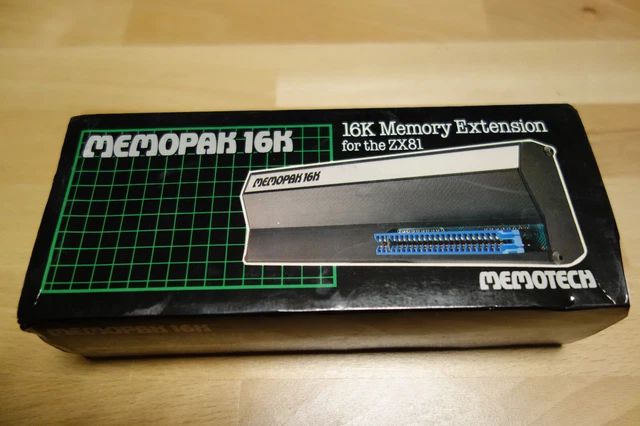 MEMOTECH MEMOPAK PACCHETTO RAM 16K per Sinclair ZX81 EUR 65,00 - PicClick IT