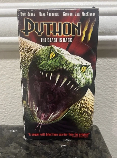 PYTHON II (VHS, 2003) 20th Century Fox Horror White Hollywood Video VHS ...
