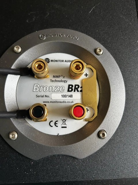 MONITOR AUDIO BR2 Bronze Bookshelf Speakers Pair Used Please Read ...