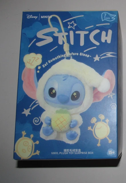 DISNEY X MINISO Labubu Stitch authentic Vinyl Plush Toy Surprise Box ...
