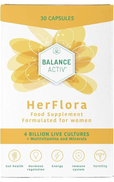 BALANCE ACTIV HERFLORA Daily Supplement, 4 Billion Live Cultures | NEXT ...