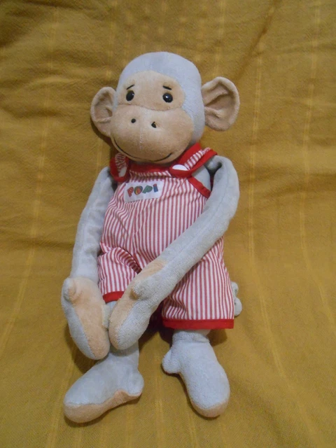 PELUCHE DOUDOU SINGE Popi NOUNOURS Ajena Grande peluche 35 cm EUR 54,00 ...