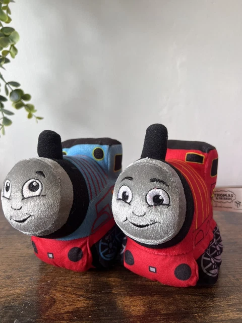 8& THOMAS & Friends Talking Thomas the Tank train soft toy X2 £16.00 - PicClick UK