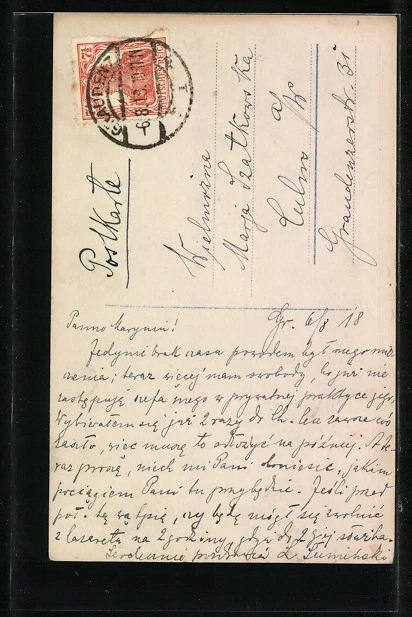 CARTOLINA ATTRICE LILLY Jacobson e attore Gunnar Tolnaes in orientale ...