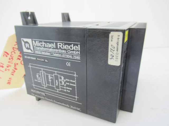 MICHAEL RIEDEL RDCUSV16S 24V Transformer Power Supply $138.61 - PicClick CA