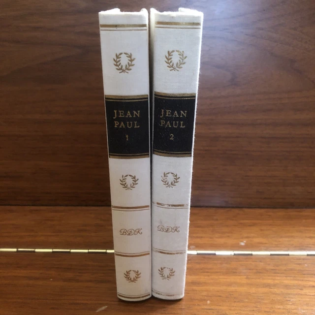 JEAN PAUL × Jean Pauls Werke in 2 Bänden × BDK × Aufbau-Verlag Leinen ...