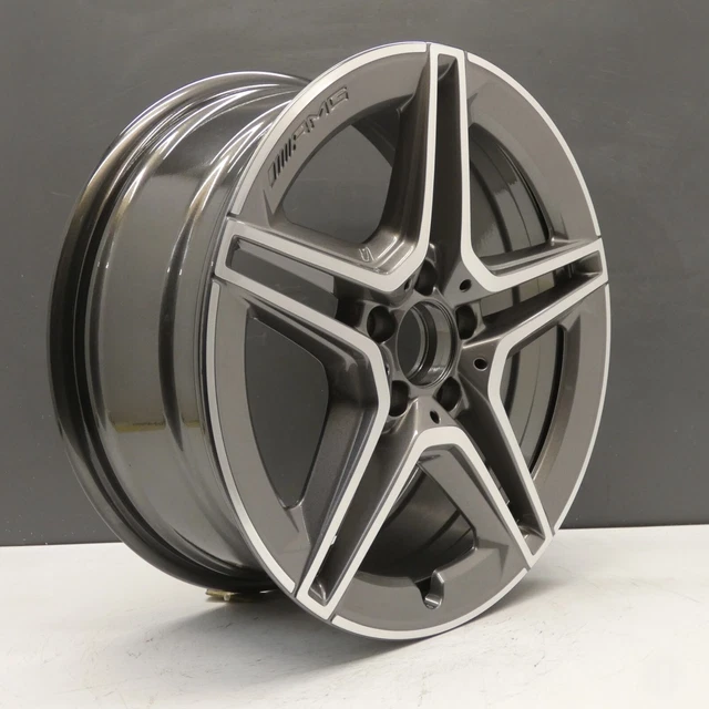 MERCEDES A CLASS Amg 18" Alloy Wheel Rim Grey Diamond Cut A1774011500 ...