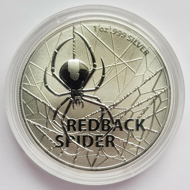 AUSTRALIA 1 DOLLAR $1 2020 Spiders Redback Spider (2020) Silver 999 1 oz BU Coin $99.99 ...