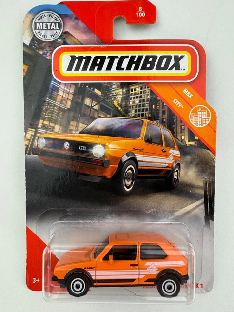 MATCHBOX ORANGE VW Volkswagen Golf MK 1 MBX City Series $3.99 - PicClick