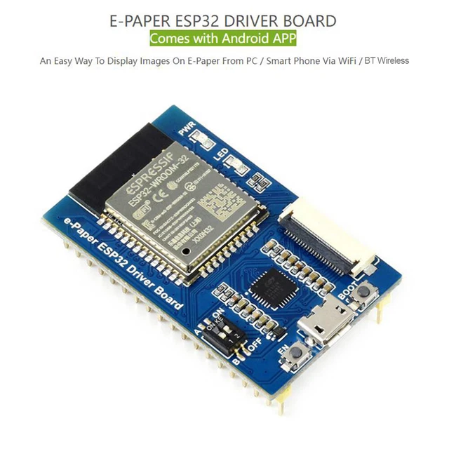Esp32 Epaper Driver Board Wifi E Ink Display Screen Module Spi For Arduino £1894 Picclick Uk