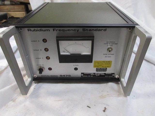 RACAL DANA 9475 Rubidium Frequency Standard Used Untested (10kgs) £41. ...