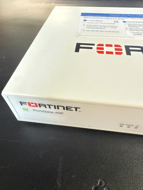 FORTINET FORTIGATE FG-40F Next-Gen Firewall £156.68 - PicClick UK