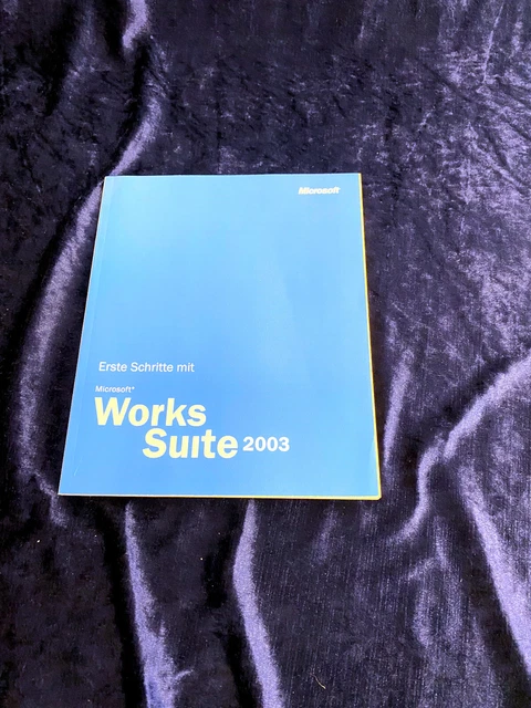 ERSTE SCHRITTE MIT Works Suite 2003 Original Anleitung Softcover 148 Seiten EUR 1,00 - PicClick DE