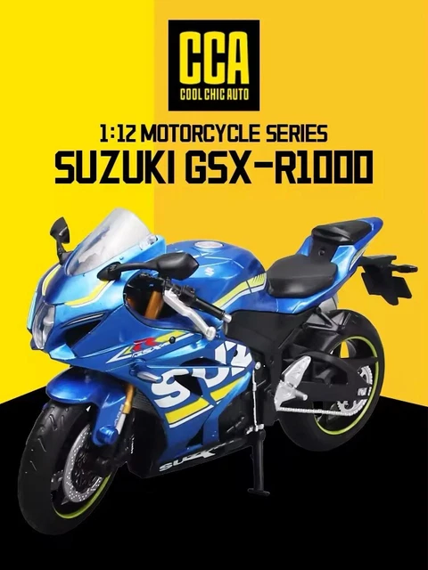 NEW SUZUKI GSX-R1000R L7 Motorcycle Model 1:12 Scale Diecast Toy Gift ...