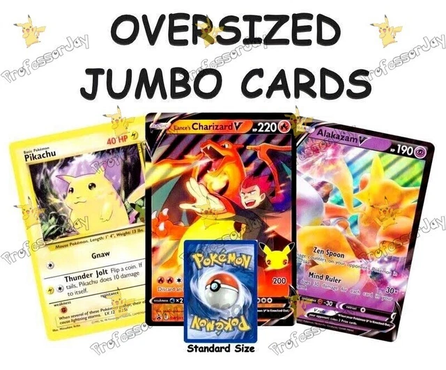 POKÉMON GO NUOVO Jumbo Oversize Enorme V Max Ologramma Promo Rara ...