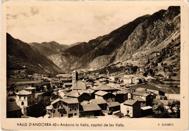 CPM AK ANDORRA la Vella Capital de les Valls ANDORRA (1280664) EUR 7,99 ...