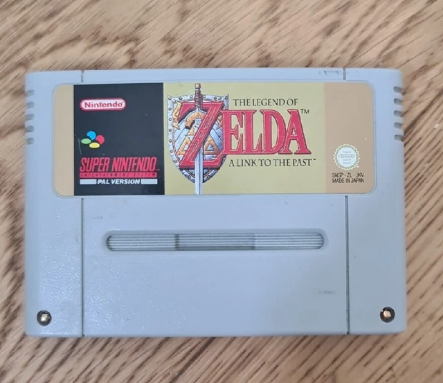 THE LEGEND OF Zelda: A Link to the Past - Super Nintendo - SNES - Cart ...