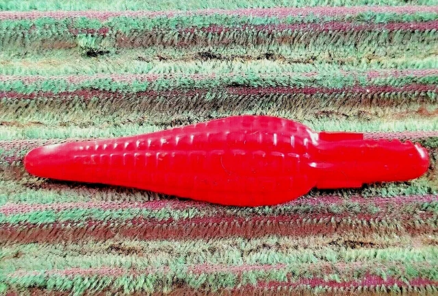 VINTAGE TIN PENNY Toy Alligator Clicker Japan 3 3/8" ~ Ray Rohr Cosmic ...