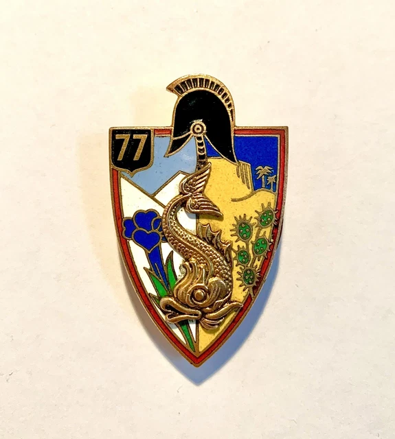 INSIGNIA OF THE 77th Engineering Battalion, 77th BG, AFN, Algerian War ...