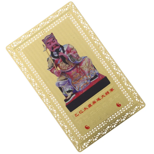 GENERAL WU SUI Bronze Card Tai Amulet 2025 Year of The Snake Luck £6.79 ...