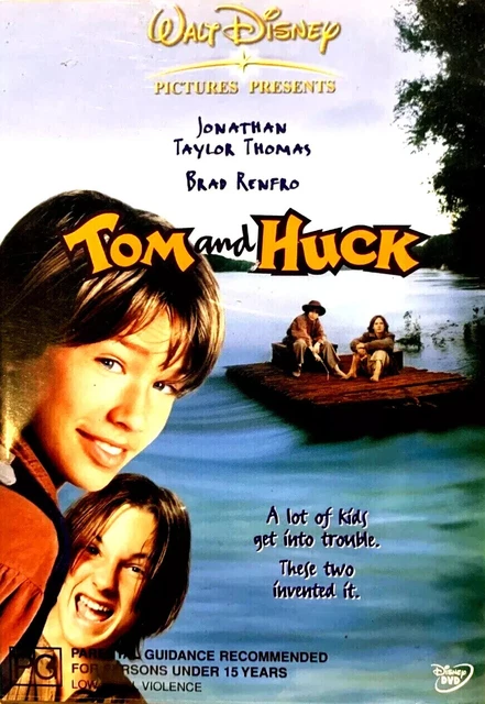 TOM AND HUCK DVD Jonathan Taylor Thomas 1995 Kids Family Movie Disney ...