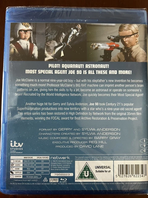 JOE 90[1968-1969]THE COMPLETE Series Blu-ray Box Set(Gerry Anderson)All ...