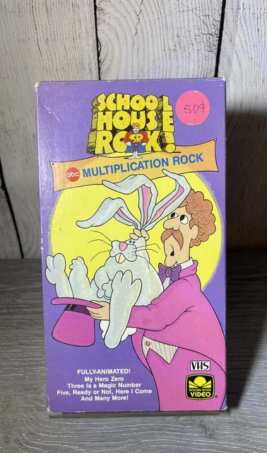 SCHOOL HOUSE ROCK! Multiplication Rock (VHS) FAMILY EDUCATION HOME ...