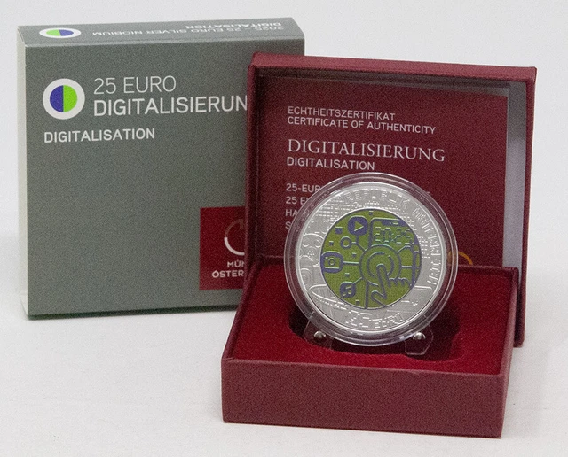 ÖSTERREICH 25 EURO Niob 2025 - Digitalisierung EUR 67,01 - PicClick DE