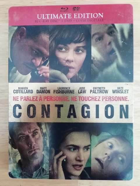 BLU RAY, CONTAGION (Marion Cotillard, Matt Damon) Coffret Disc Blu Ray + Dvd EUR 3,00 - PicClick FR