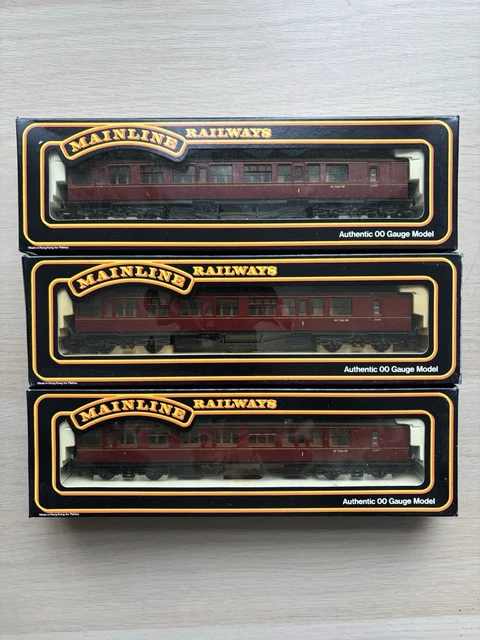 MAINLINE 937308 COLLETT Brake Coach B.R. Maroon x3 Boxed £25.43 ...