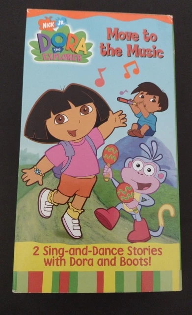 DORA THE EXPLORER VHS Tape Move To The Music Nick Jr. Nickelodeon $14. ...