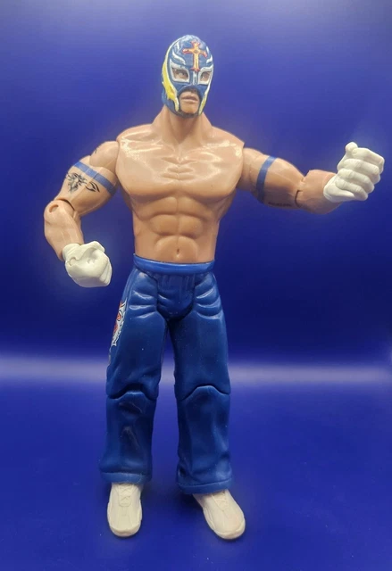 2003 JAKKS PACIFIC WWE Rey Mysterio Blue Attire 7 pouces figurine EUR ...