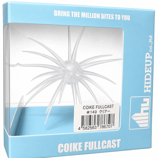 HIDEUP COIKE FULLCAST "Clear" Fishing Bass From Japan £160.74 - PicClick UK