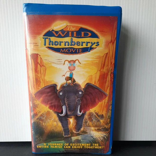 THE WILD THORNBERRYS Movie (VHS 2003) Nickelodeon, Tim Curry, Rupert ...