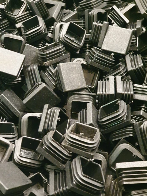BLACK SQUARES END Caps Blanking Plugs Box Section tube Inserts Bar SHS ...