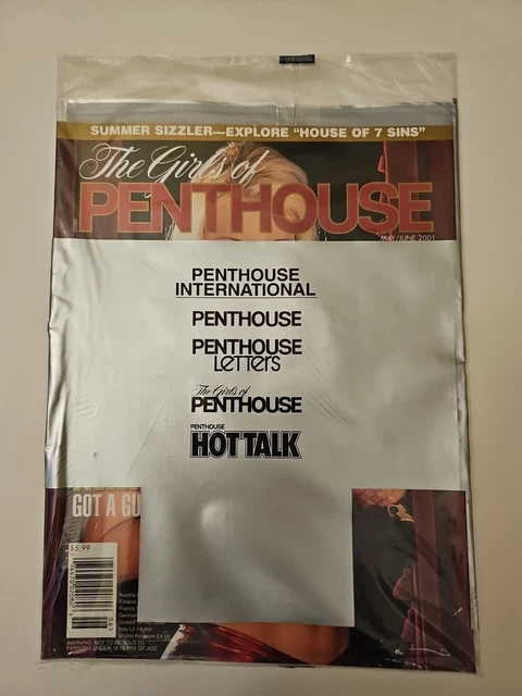 The Girls Of Penthouse Magazine Rare May June 2001 Brand New In Bag