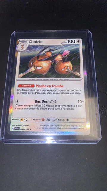 CARTE POKEMON DODRIO 085/165 HOLO REVERSE EV3.5 MEW 151 FR NEUF EUR 1 ...