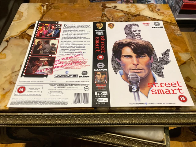 STREET SMART WARNER Home Video Vhs Sleeve Only Promo £6.00 - PicClick UK